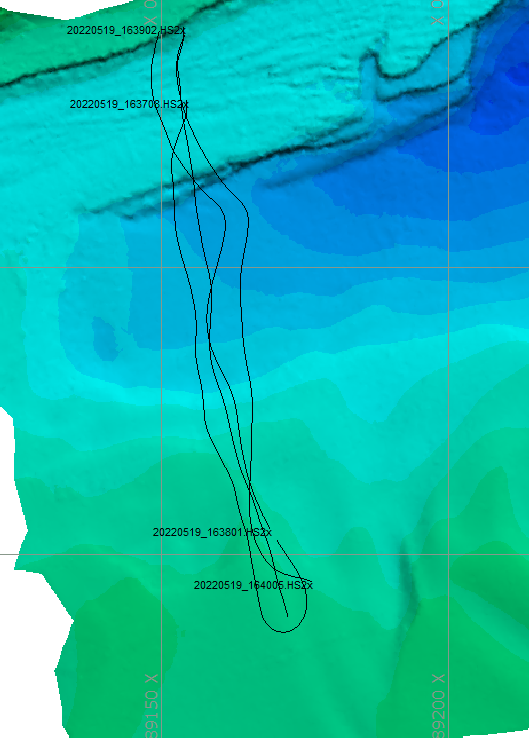 Bathymetric Survey in Base Stone Investigation by Riverside with MS400U ...